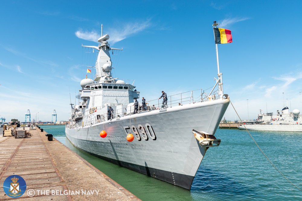 La frégate Léopold Ier de nouveau en mission plus d’un mois après son ...